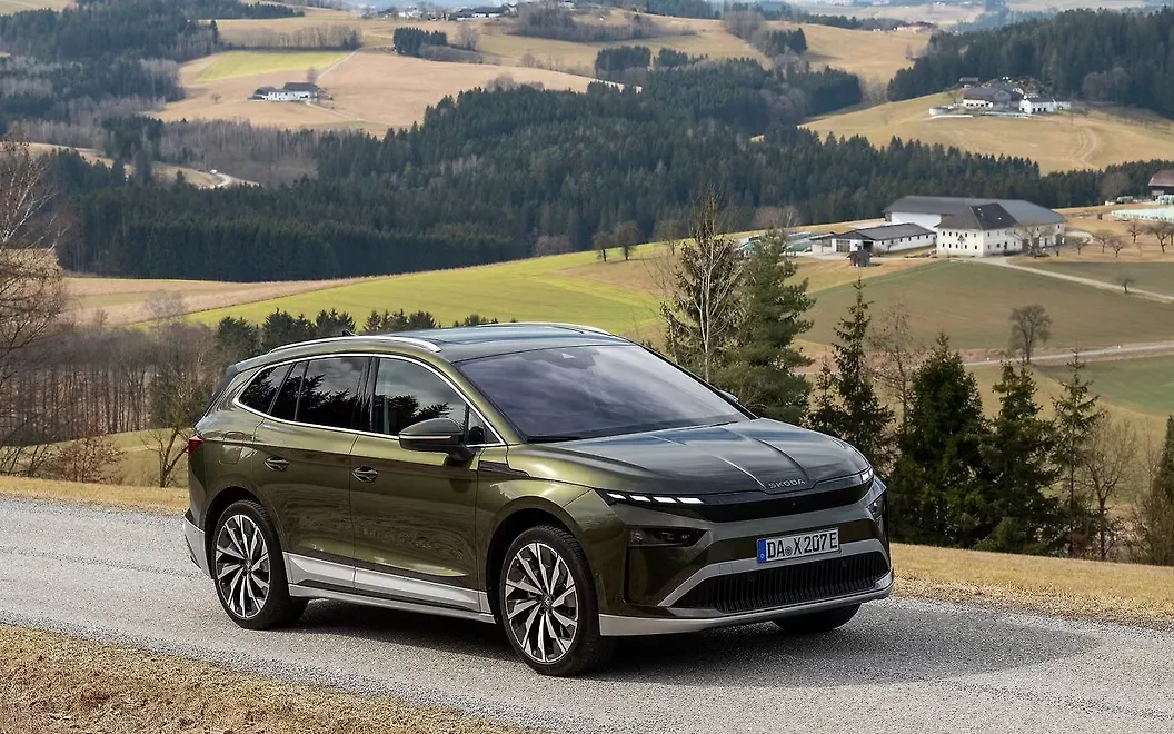 Skoda Enyaq - Front Right View | Skoda Enyaq Images