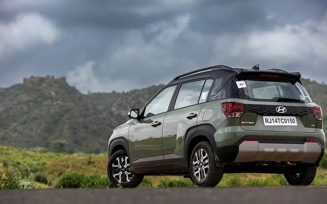 Hyundai Exter - Right Rear View | Hyundai Exter Images