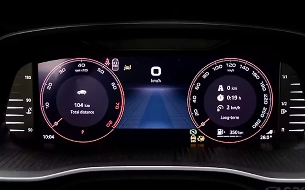 Skoda Octavia Facelift - Dashbaord Display | Skoda Octavia Facelift Images