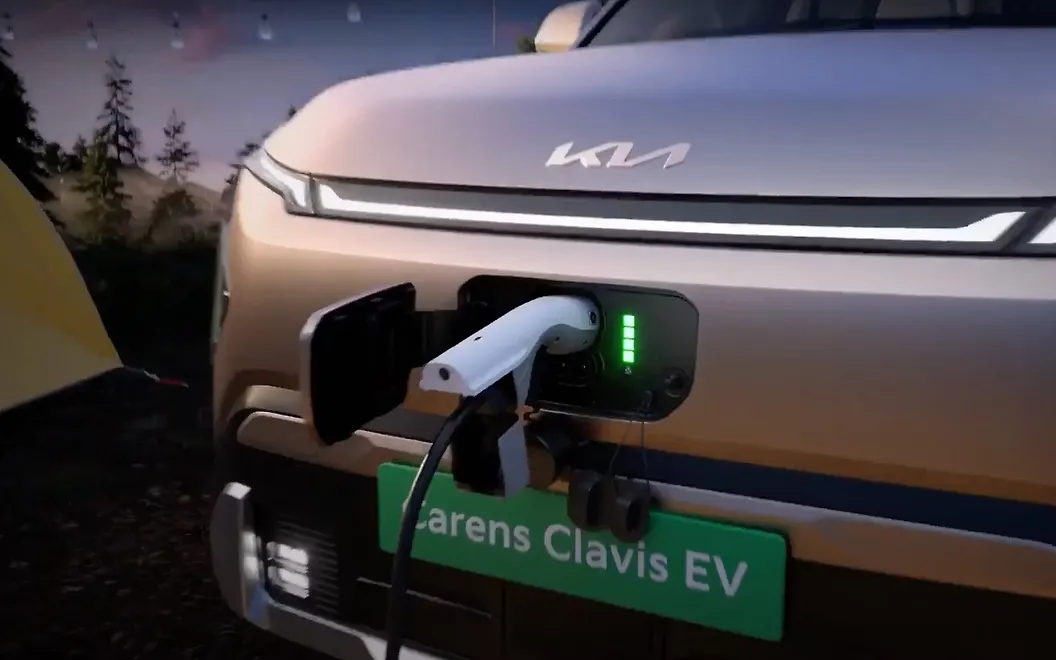 Kia Carens Clavis EV - Charging Plug | Kia Carens Clavis EV Images