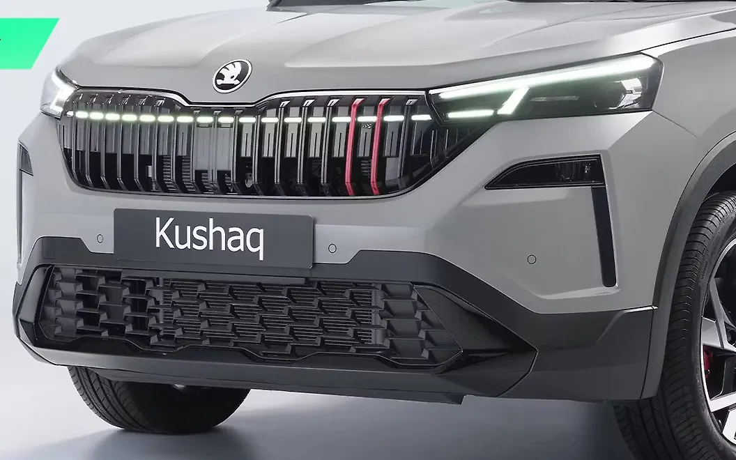Skoda Kushaq Facelift - Front Left View | Skoda Kushaq Facelift Images