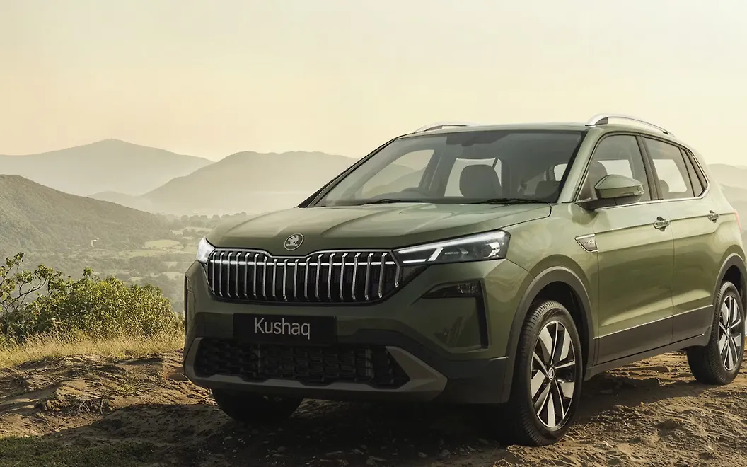 Skoda Kushaq Facelift - Front Left View | Skoda Kushaq Facelift Images