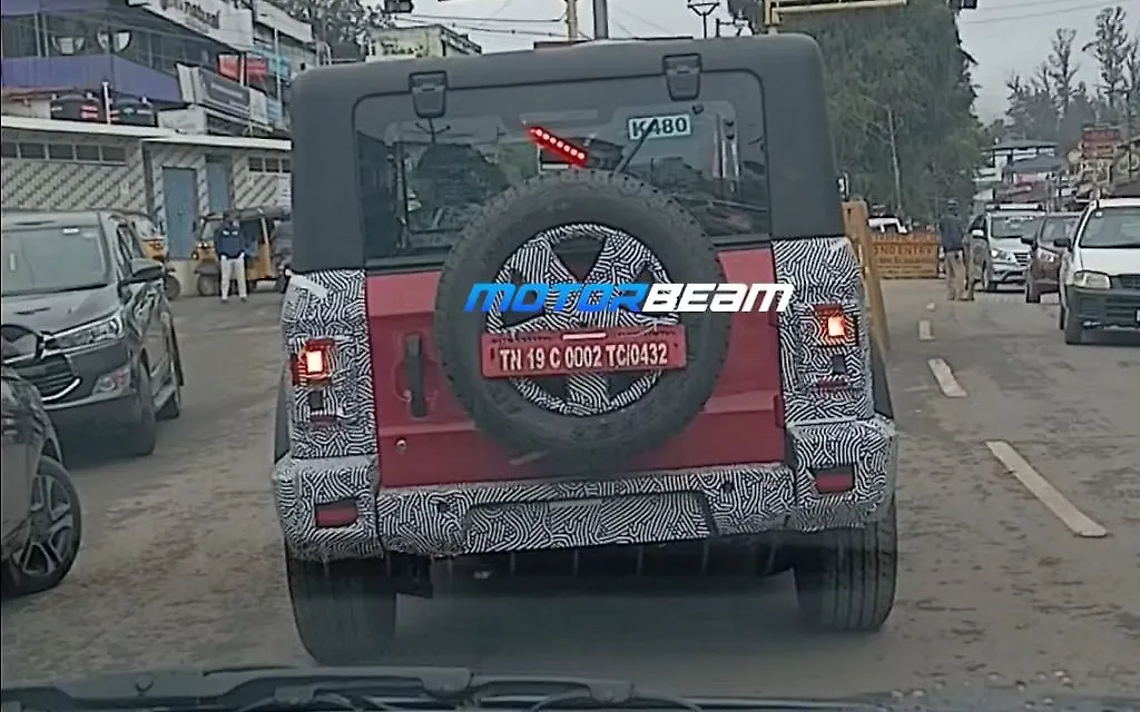 Mahindra Thar Facelift - Rear View | Mahindra Thar Facelift Images