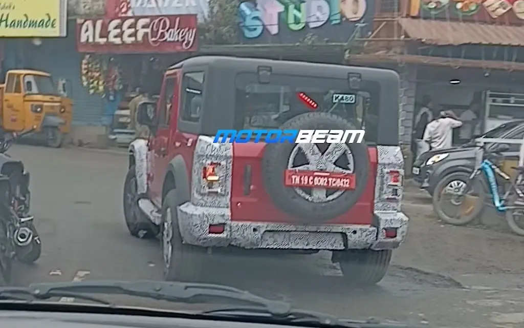 Mahindra Thar Facelift - Rear View | Mahindra Thar Facelift Images