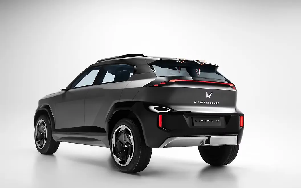 Mahindra Vision X Compact SUV - Rear View | Mahindra Vision X Compact ...