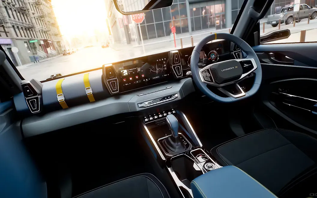 Mahindra Vision S Compact SUV - Steering | Mahindra Vision S Compact ...