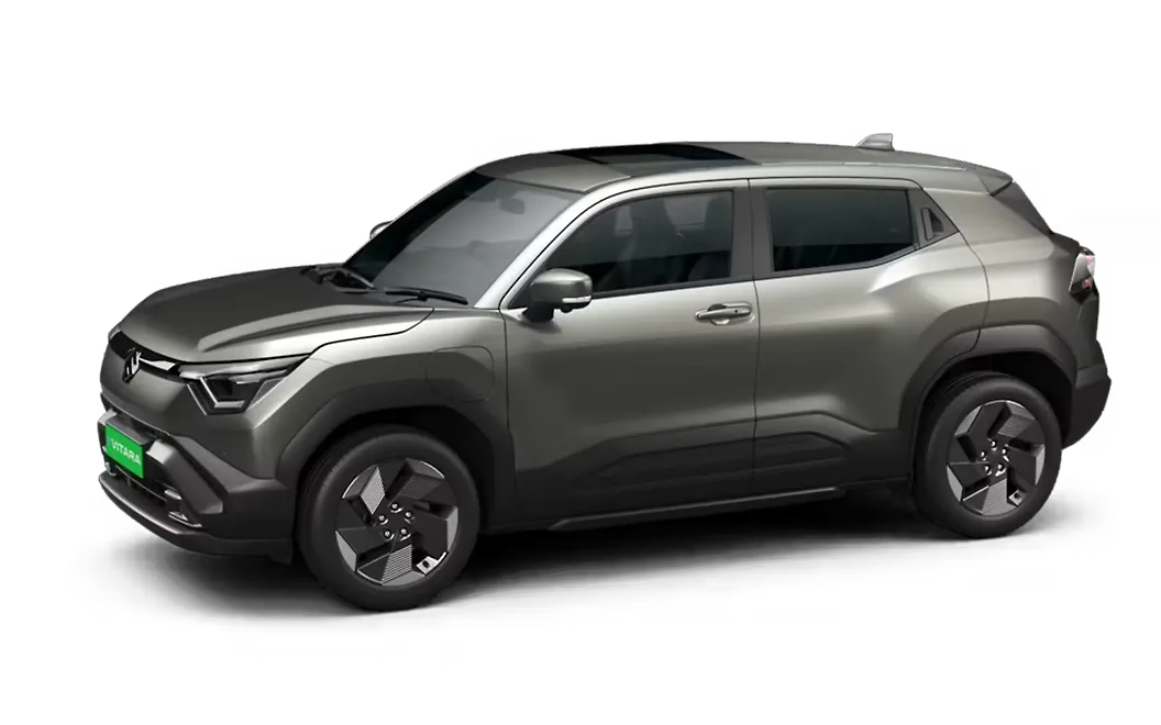 Land Breeze Green With Bluish black roof e Vitara