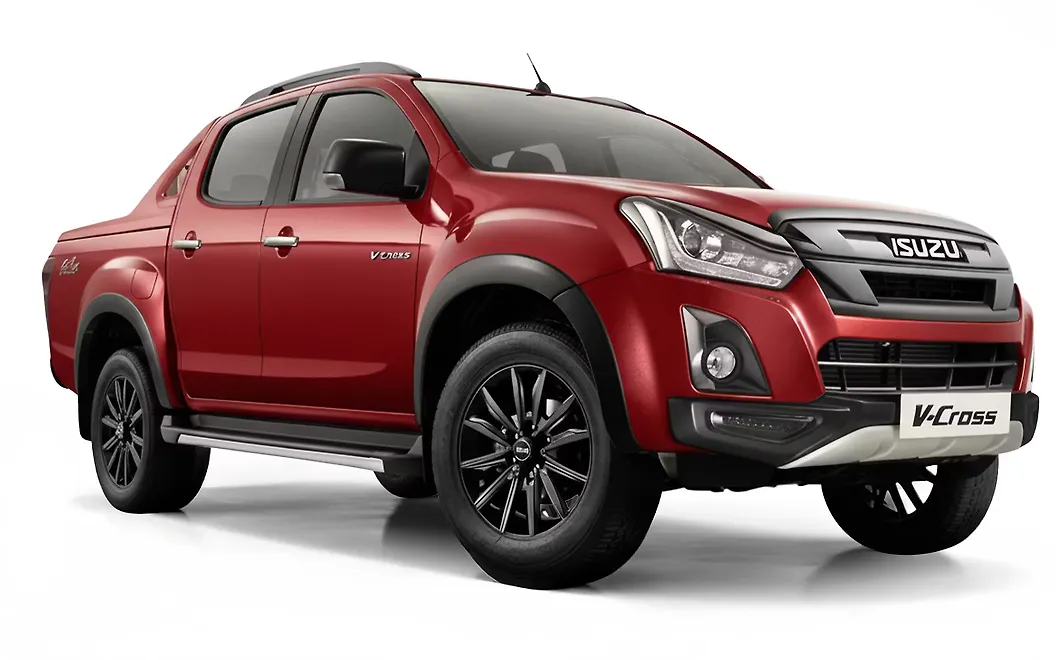 Red Spinel Mica V-Cross