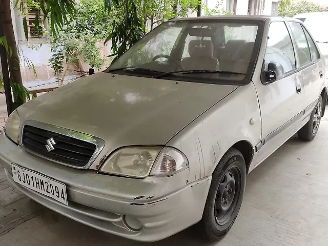 Silver Maruti Esteem Modified
