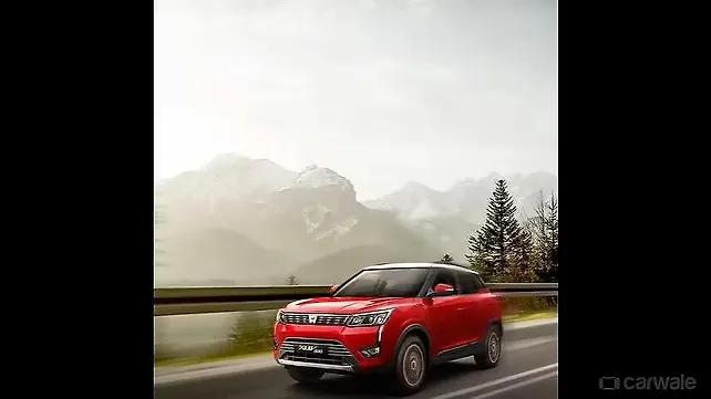 Mahindra XUV300 with updated logos revealed | CarTrade